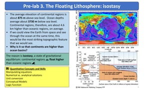 Pre-lab 3. Isostasy | PPT