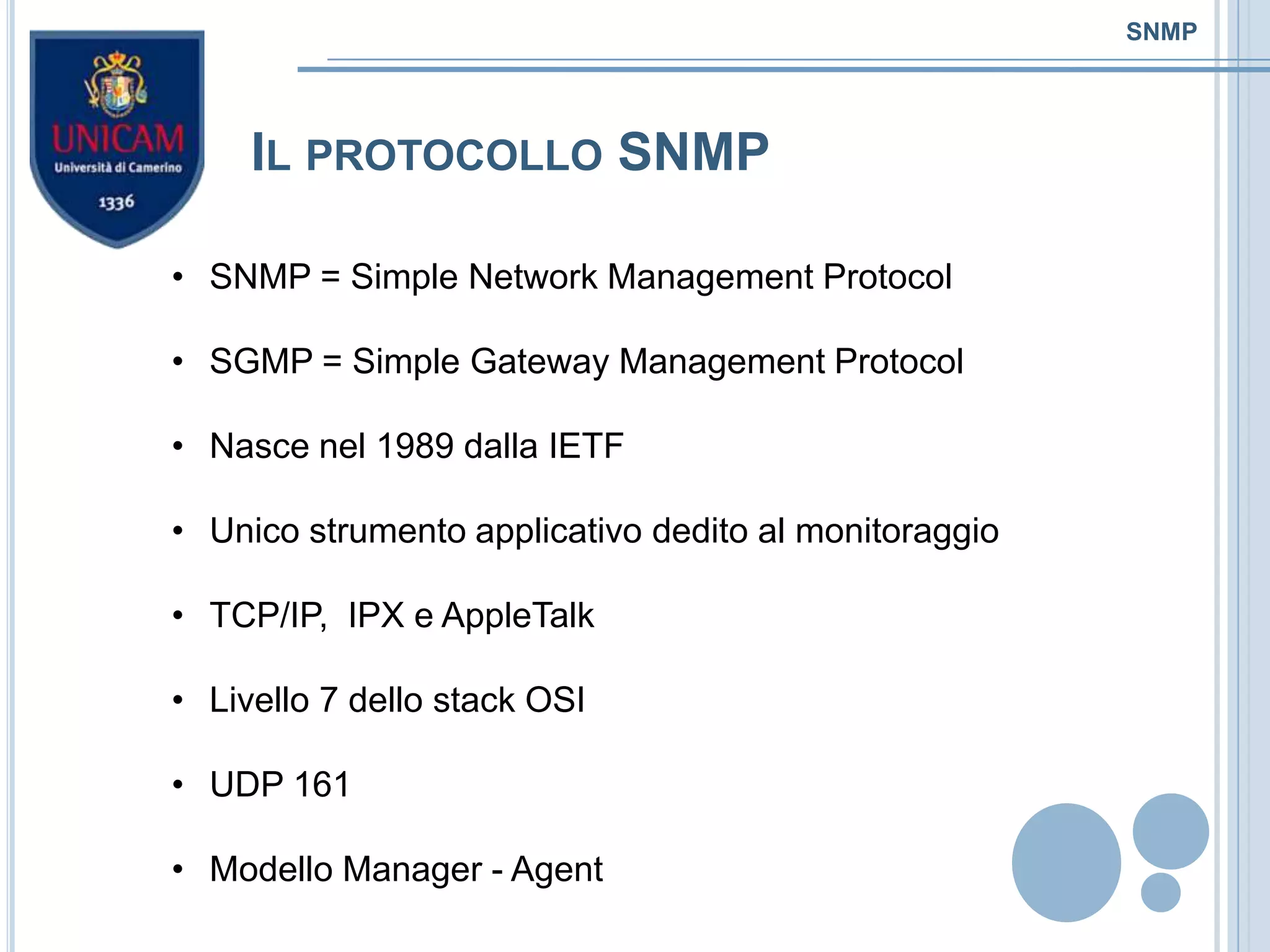 Simple Network Management Protocol | PPTX