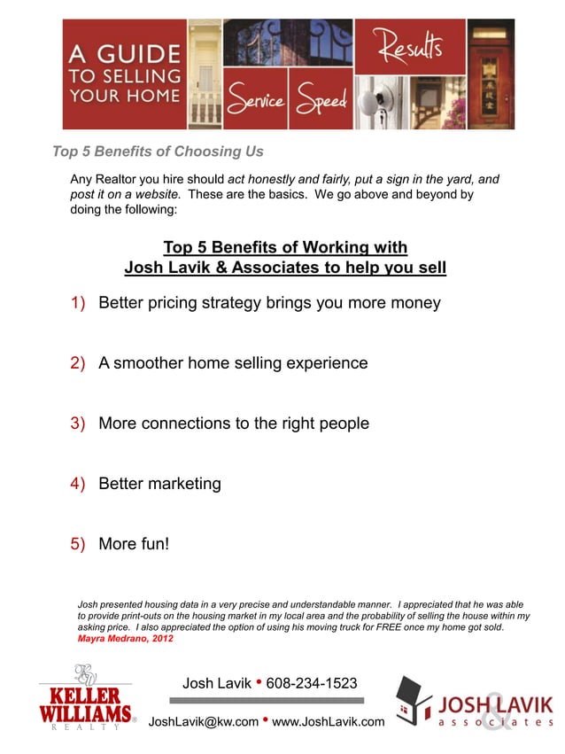 Pre listing packet - 2014 | PDF