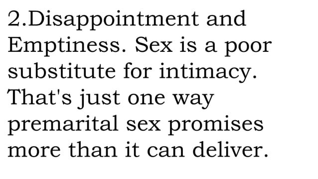 Pre Marital Sex Ppt