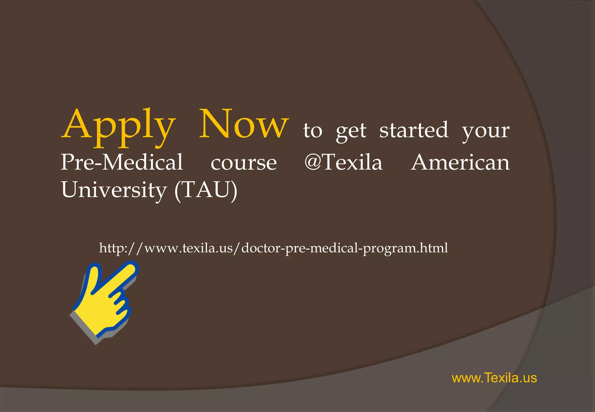 What is a Pre-Medical course? | PDF