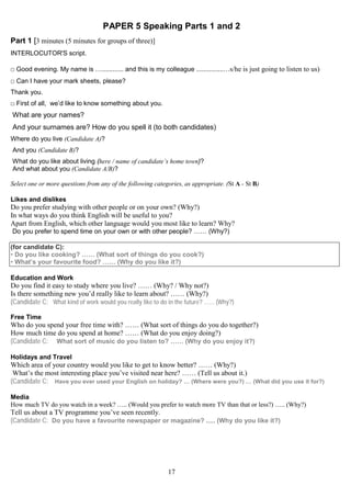 Pre -Mock Exam FCE | PDF