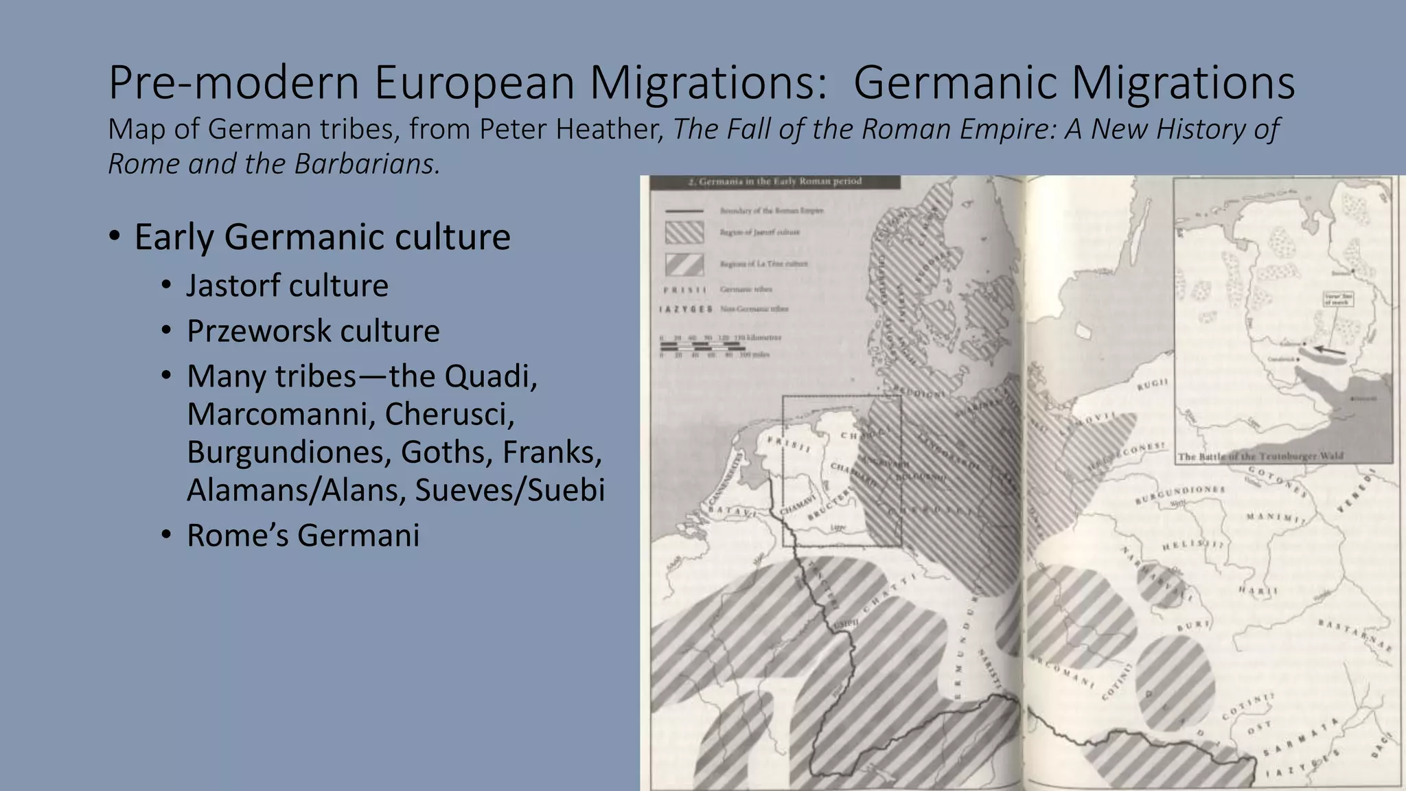 Pre-Modern European Migrations the Germans Part 1 - By Dr. Lizabeth ...