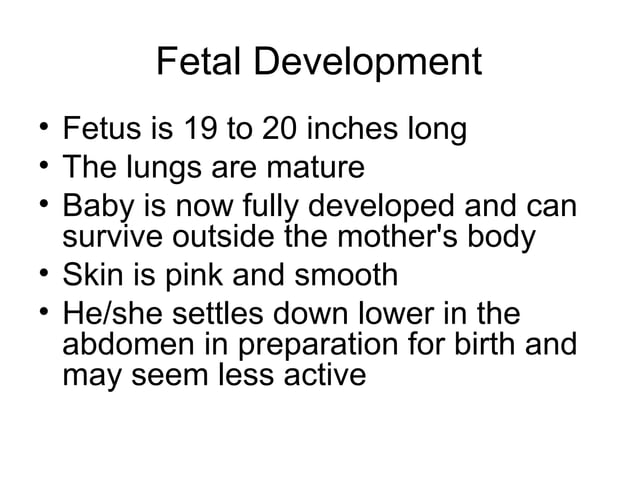 Prenatal Development | PPT | Infertility | Reproductive Health