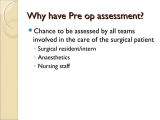Pre op-assessment-of-the-surgical-patientsdfg | PPT