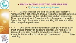 Pre operative and post-operative surgical care - a brief medical study ...