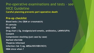 Pre operative assessment of patient with liver disease | PPTX