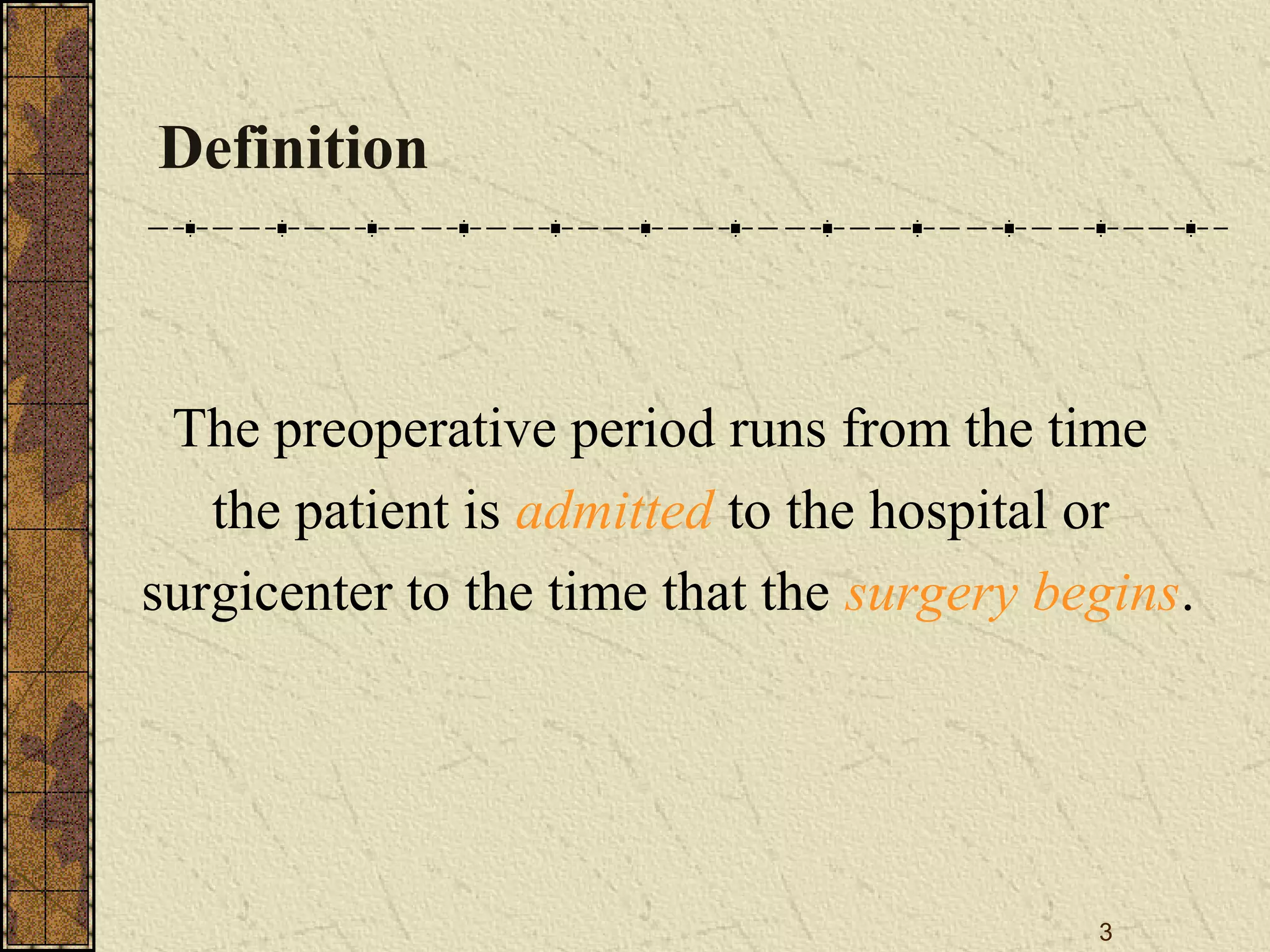 Pre operative care | PPT