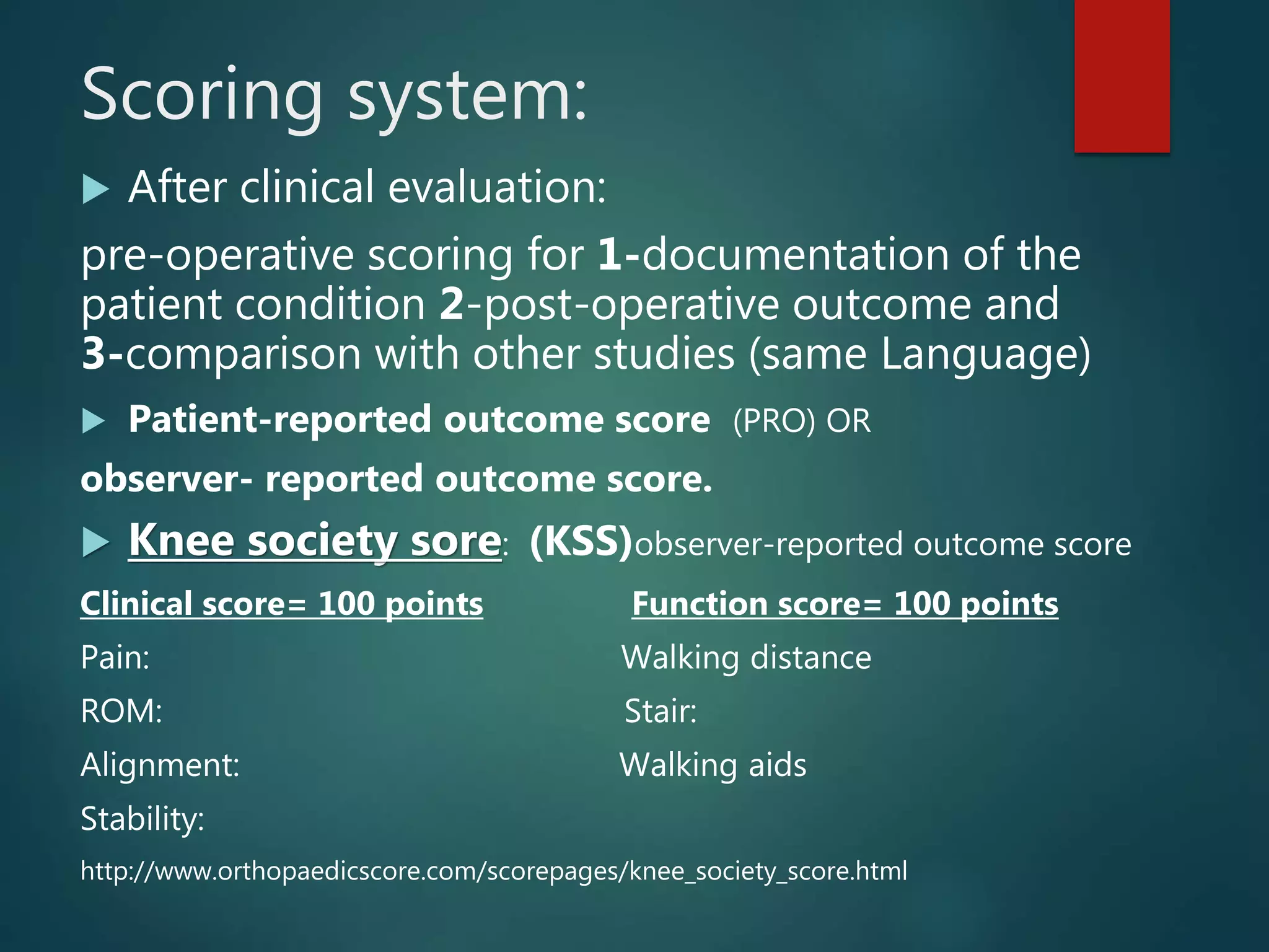 Preoperative preparation of total knee arthroplasty | PPTX