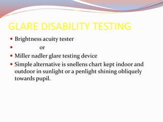 Pre operative analysis for cataract surgery | PPTX