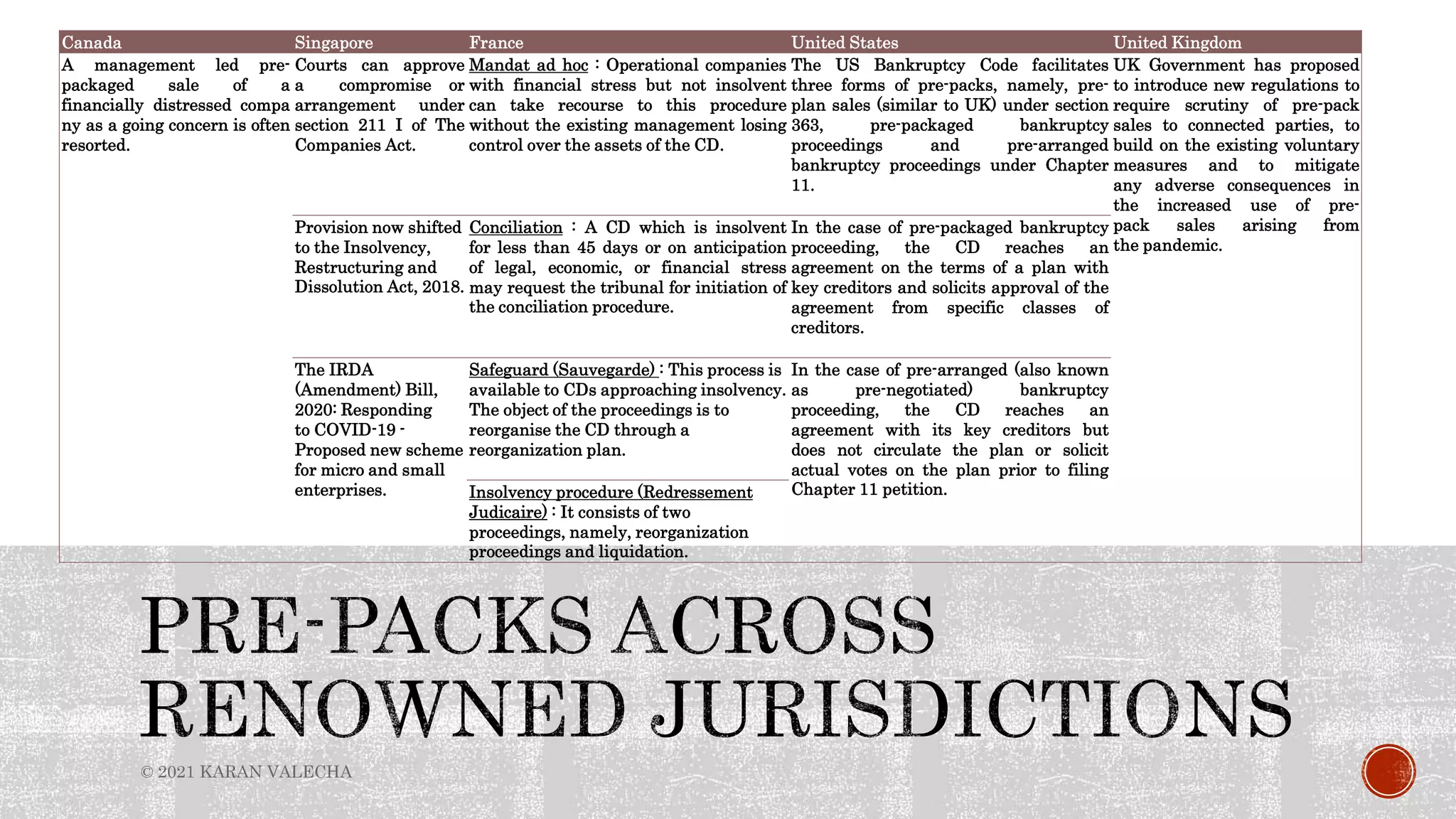 Pre-Packaged Insolvency Resolution Process | PPTX