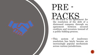 Pre-Packaged Insolvency Resolution Process | PPTX