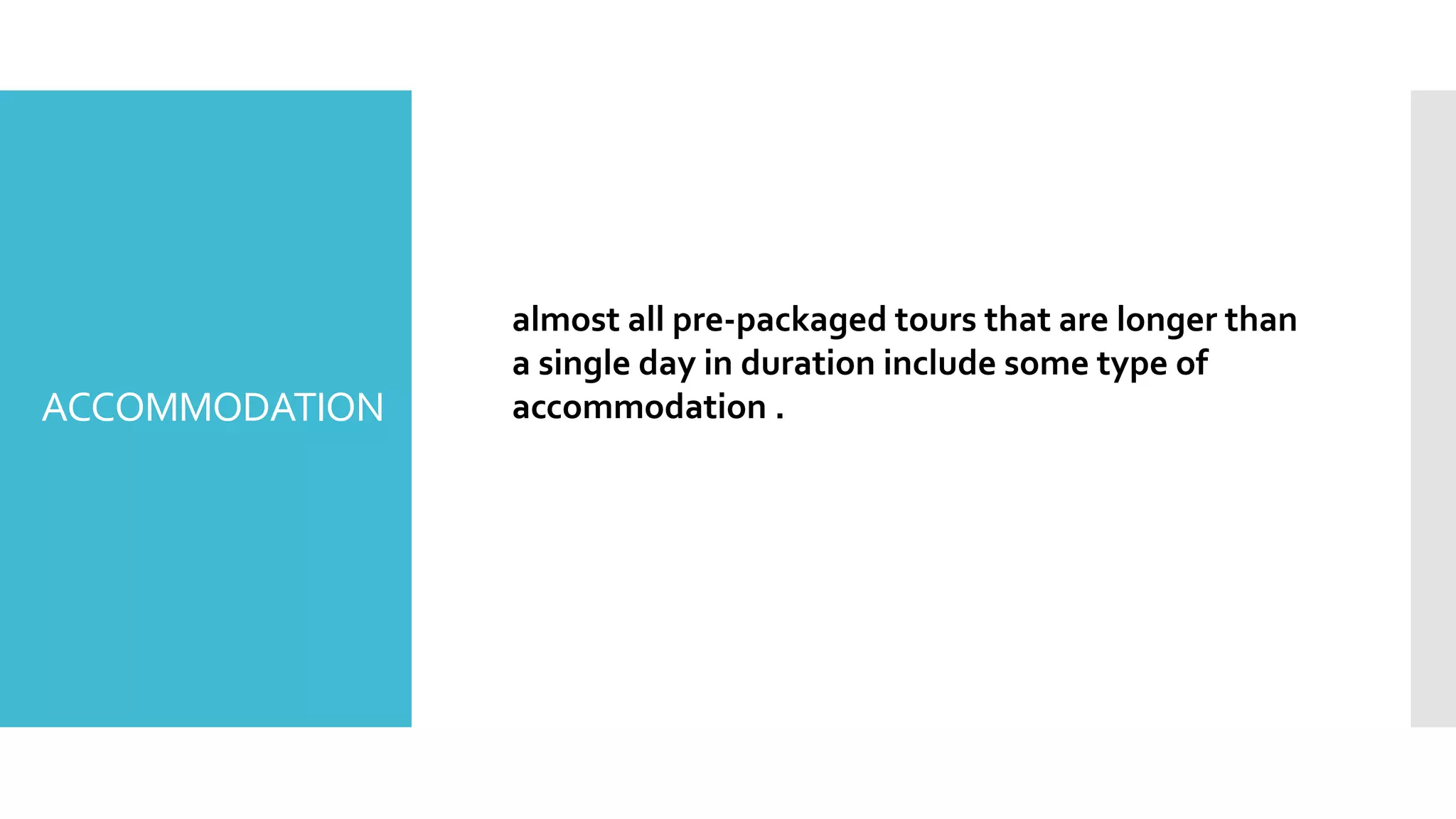 Pre packaged tour | PPTX