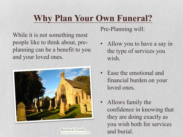 Pre planning your own funeral | PPT