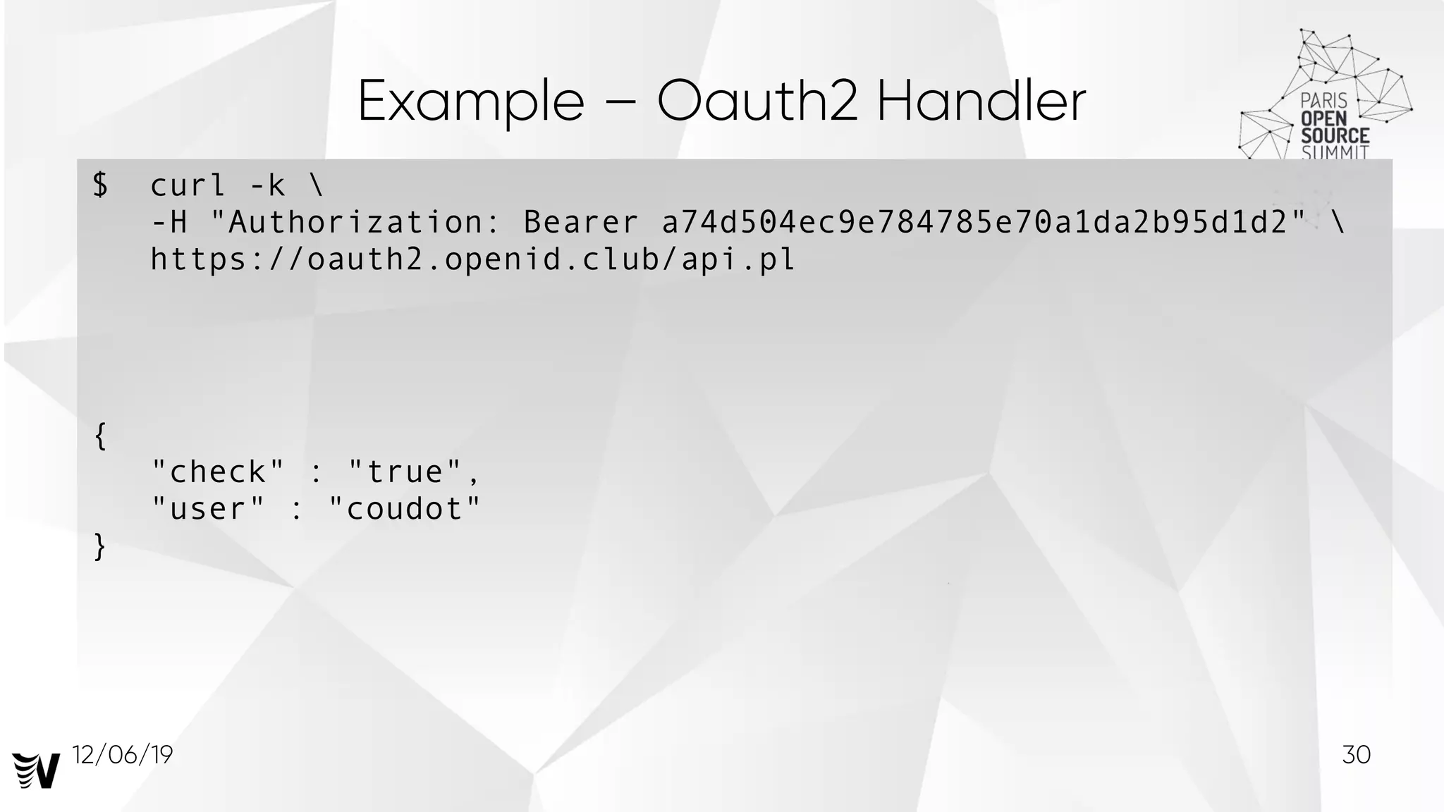 [POSS 2019] MicroServices authentication and authorization with LemonLDAP::NG | PPT