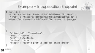 [POSS 2019] MicroServices authentication and authorization with LemonLDAP::NG | PPT