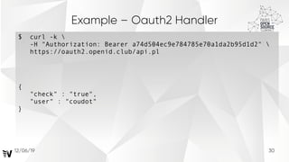[POSS 2019] MicroServices authentication and authorization with ...