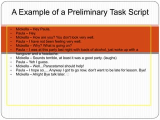 Pre preliminary task | PPT
