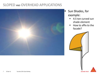 Sika FFI - The Latest Developments in Glass Bonding | PPT