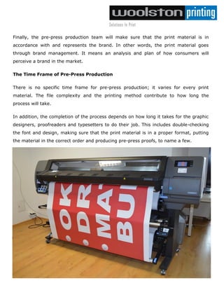 Pre-Press Production: A Priority before Print Layout and Final Printing ...