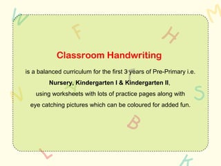 Pre Primary Handwriting by Bookmark Publishing | PPS | Daycare and Pre ...