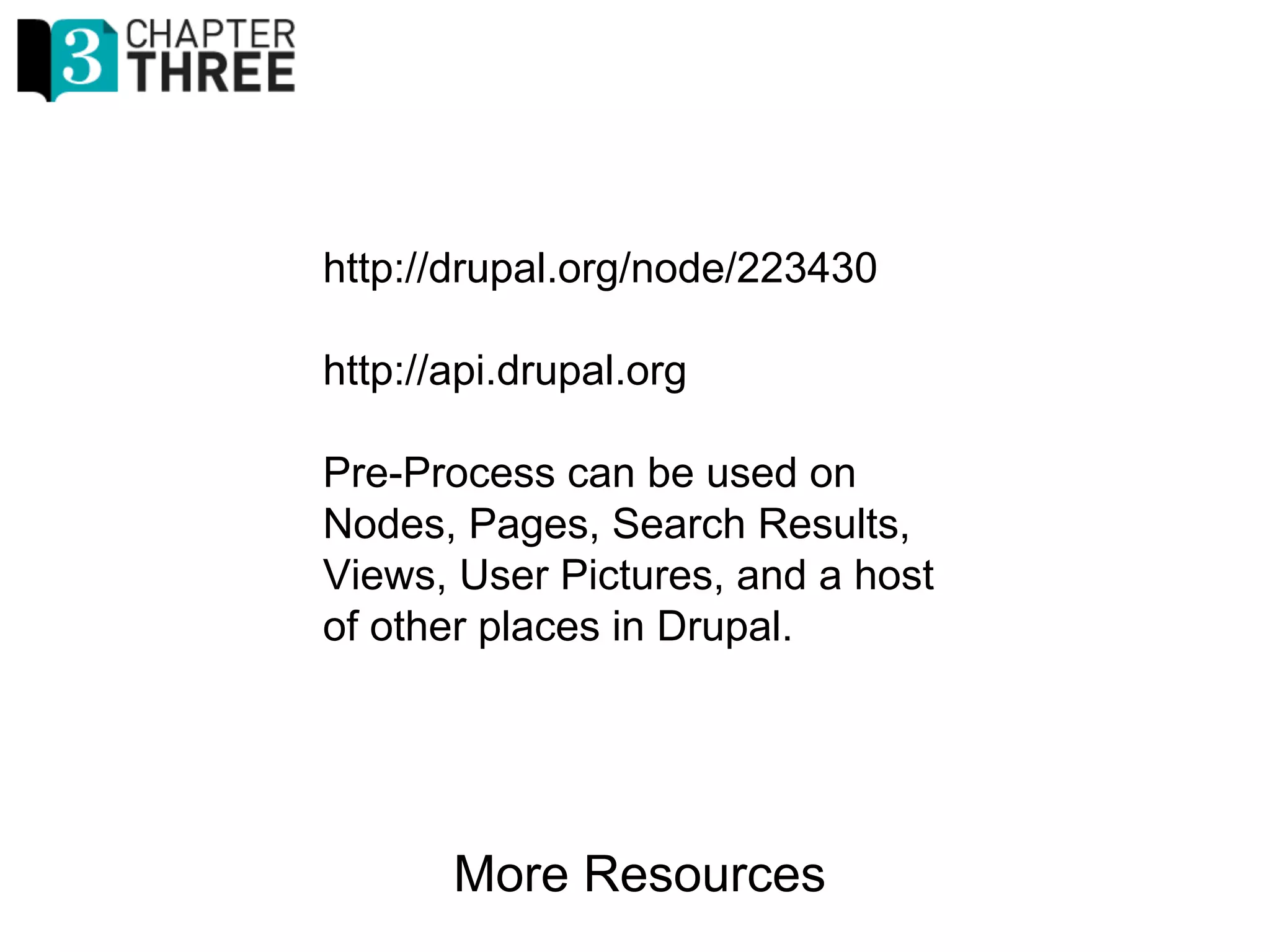 Pre process functions in template.php | Web Development | Internet