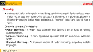 Natural Language Processing- Pre-processing | PPTX