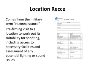 Pre production and production | PPT