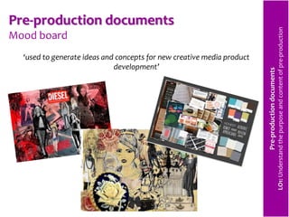 Pre production documents | PPTX