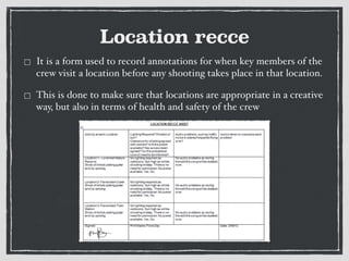 Pre-production documents | PPT