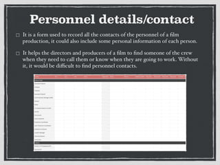 Pre-production documents | PPT