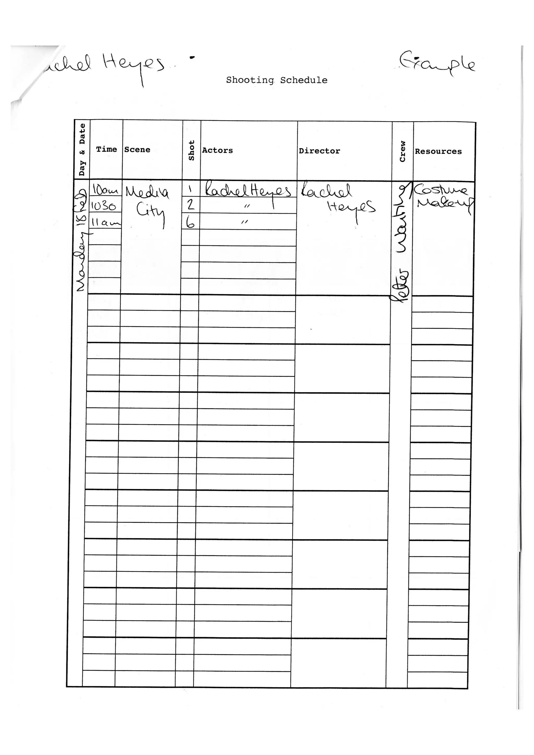 Pre production example | PDF