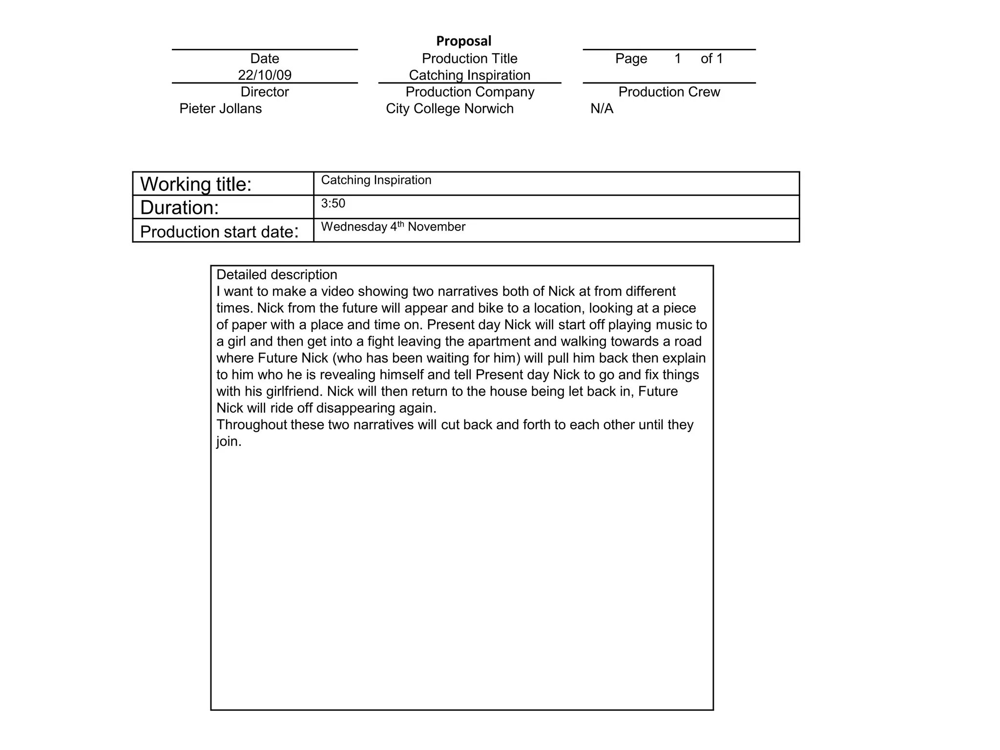 Pre Production Paperwork | PPTX