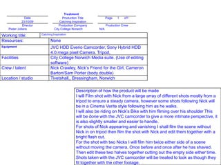 Pre Production Paperwork | PPTX