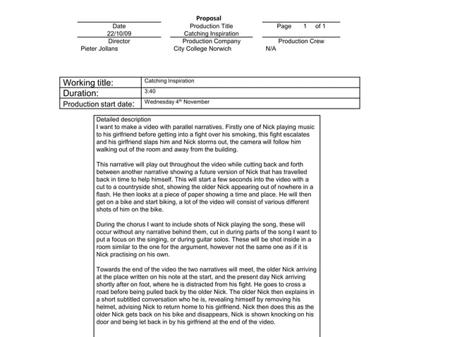 Pre Production Paperwork | PPT