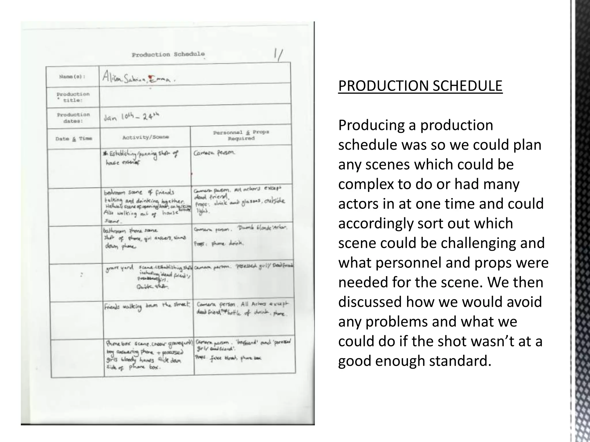 Pre production paperwork | PPT