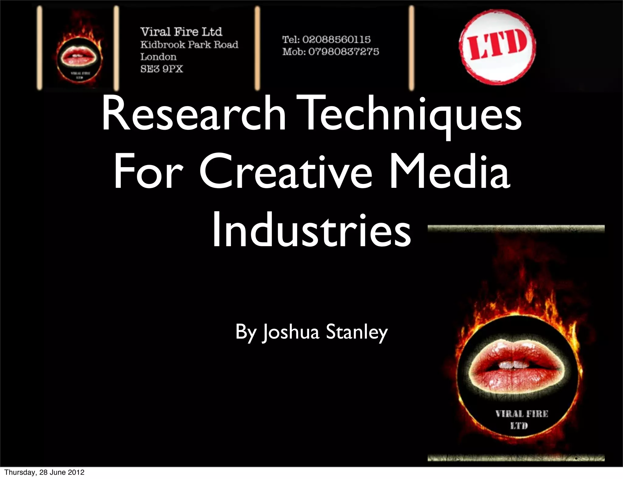 Pre-Production Presentation | PDF