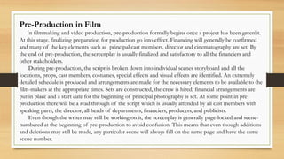 Pre production research xue bai | PPT