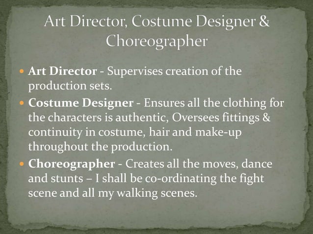 Unit 1 - Pre-Production Roles And Responsibilities | PPTX