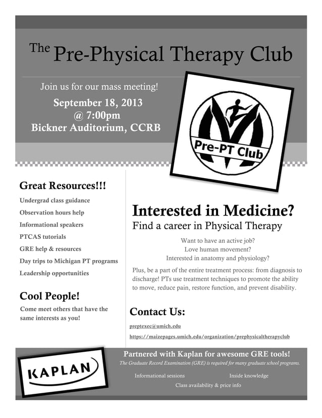 Pre-Physical Therapy Festifall Flyer | PDF