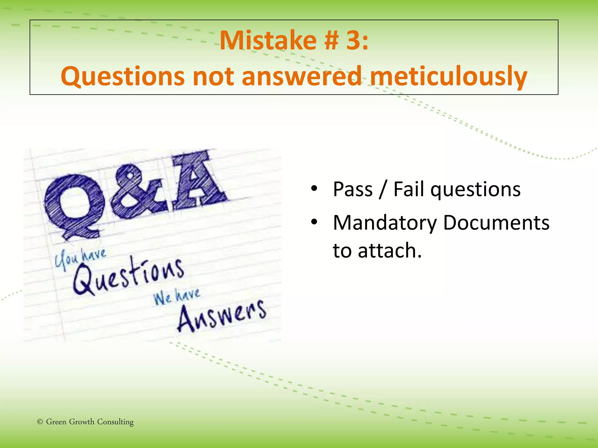 PQQ: Pre Qualification Questionnaire Stage | PDF