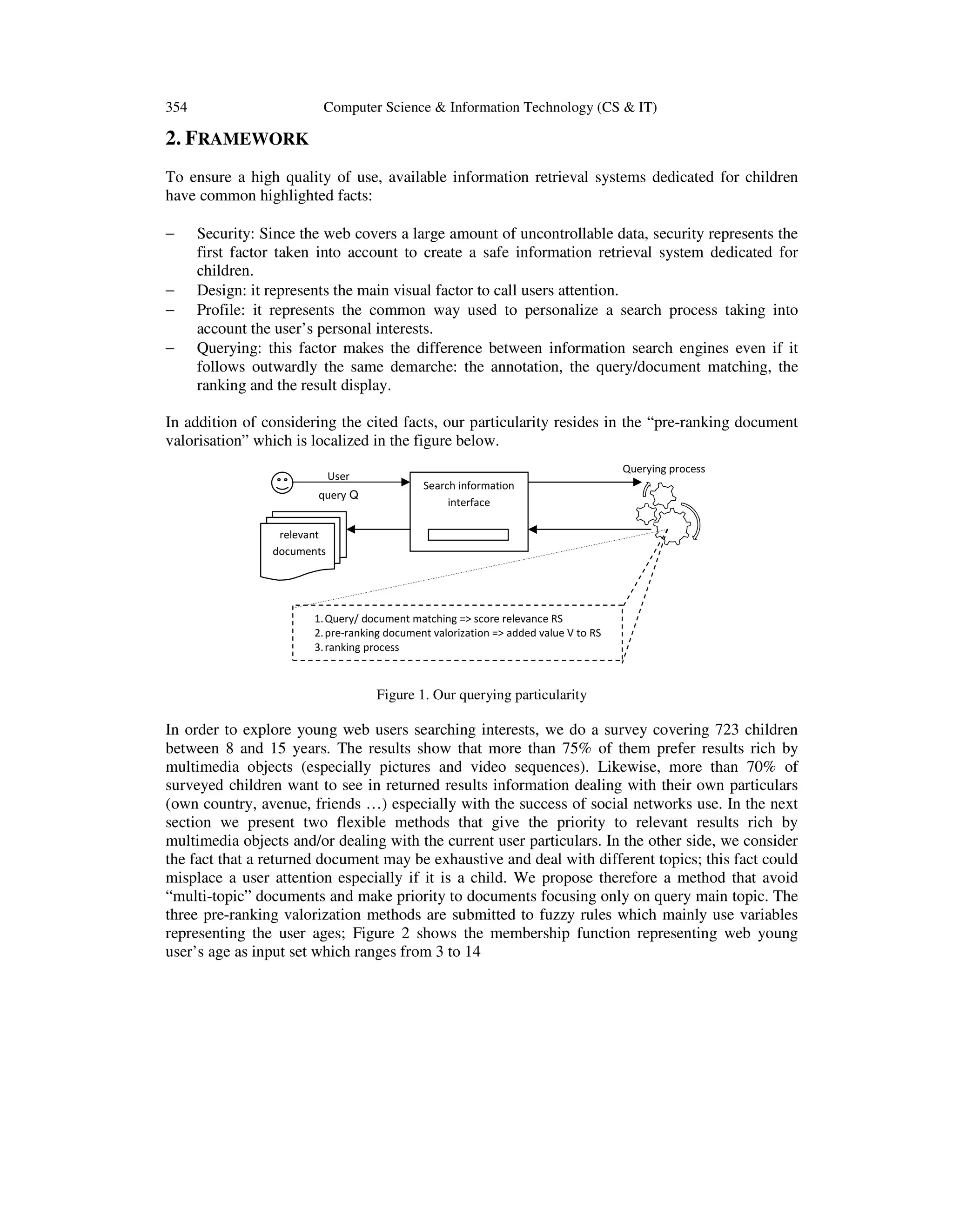 PRE-RANKING DOCUMENTS VALORIZATION IN THE INFORMATION RETRIEVAL PROCESS | PDF