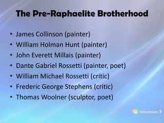 Pre raphaelite | PPTX