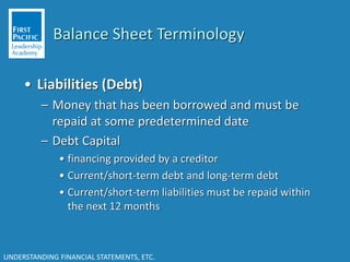 Pre-Read - Understanding Financial Statements and Cash Flows.pdf
