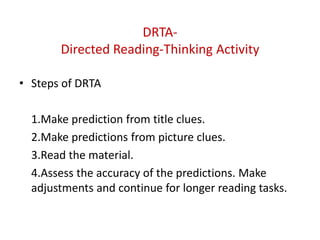 Pre reading strategies | PPTX