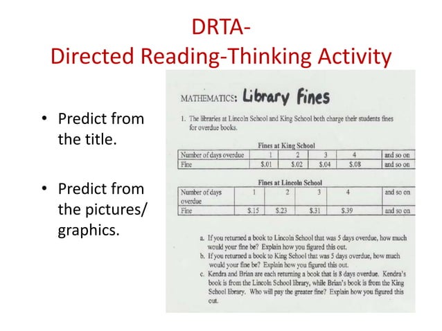 Pre reading strategies | PPTX | Education