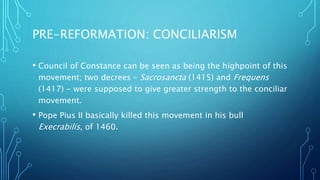 Pre reformation | PPTX