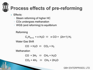 Pre-reformer Operations Technical Supplement | PDF