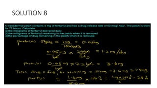 DOSE CALCULATIONS /PTCB/NAPLEX /PC EXAMS PREPARATION | PPT