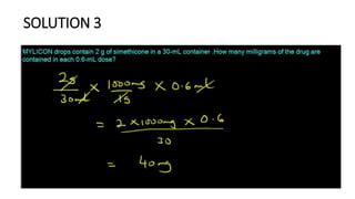 DOSE CALCULATIONS /PTCB/NAPLEX /PC EXAMS PREPARATION | PPT
